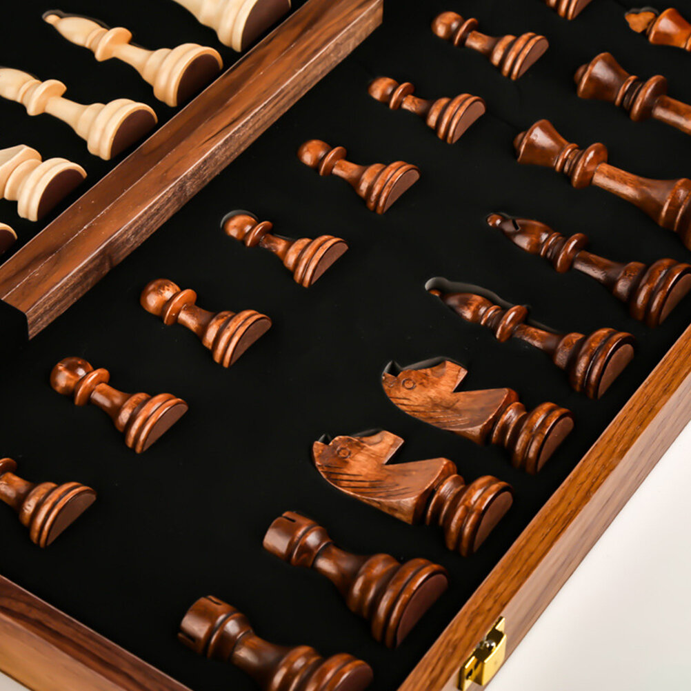 Шахматный набор, деревянные шахматы, подарок, складная шахматная доска, дорожная шахматная доска, складная портативная шахматная игра