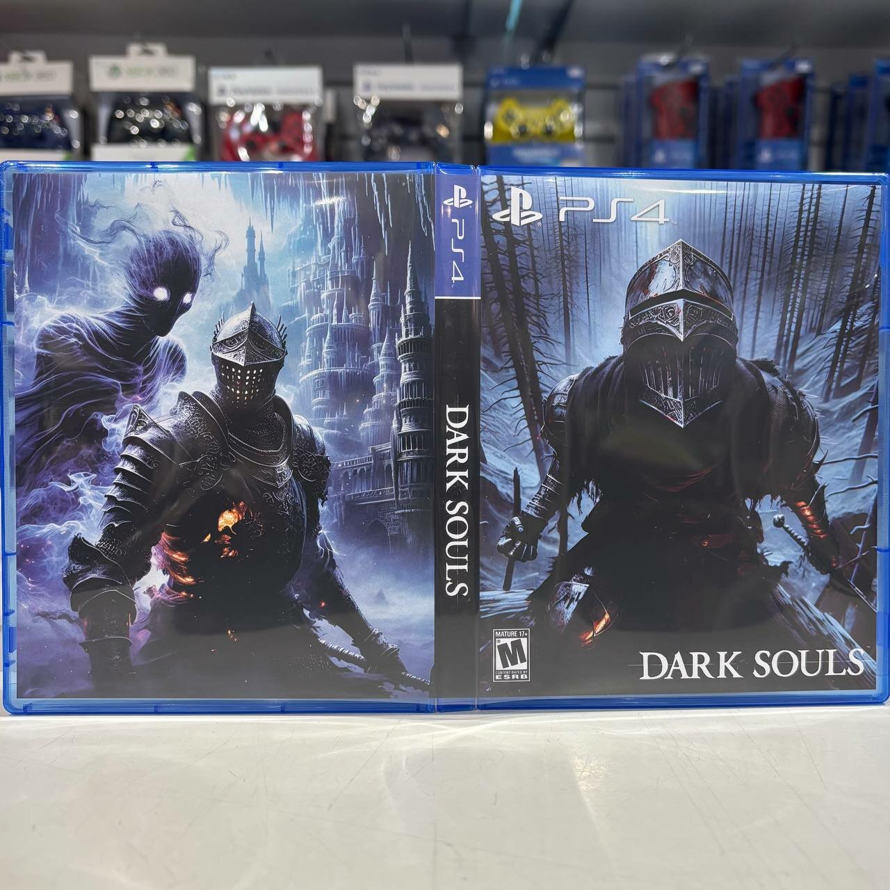 Игра "Dark Souls" PS4 - Кастомная обложка для диска №5