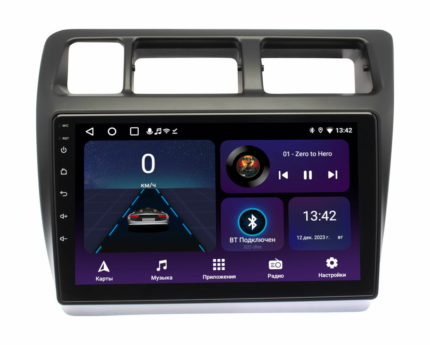 Магнитола Lexus IS250, Toyota Altezza 1999-2005 / 9 дюймов, 2/32GB, 4 ядра, Wi-Fi, Android 9 / Wide Media