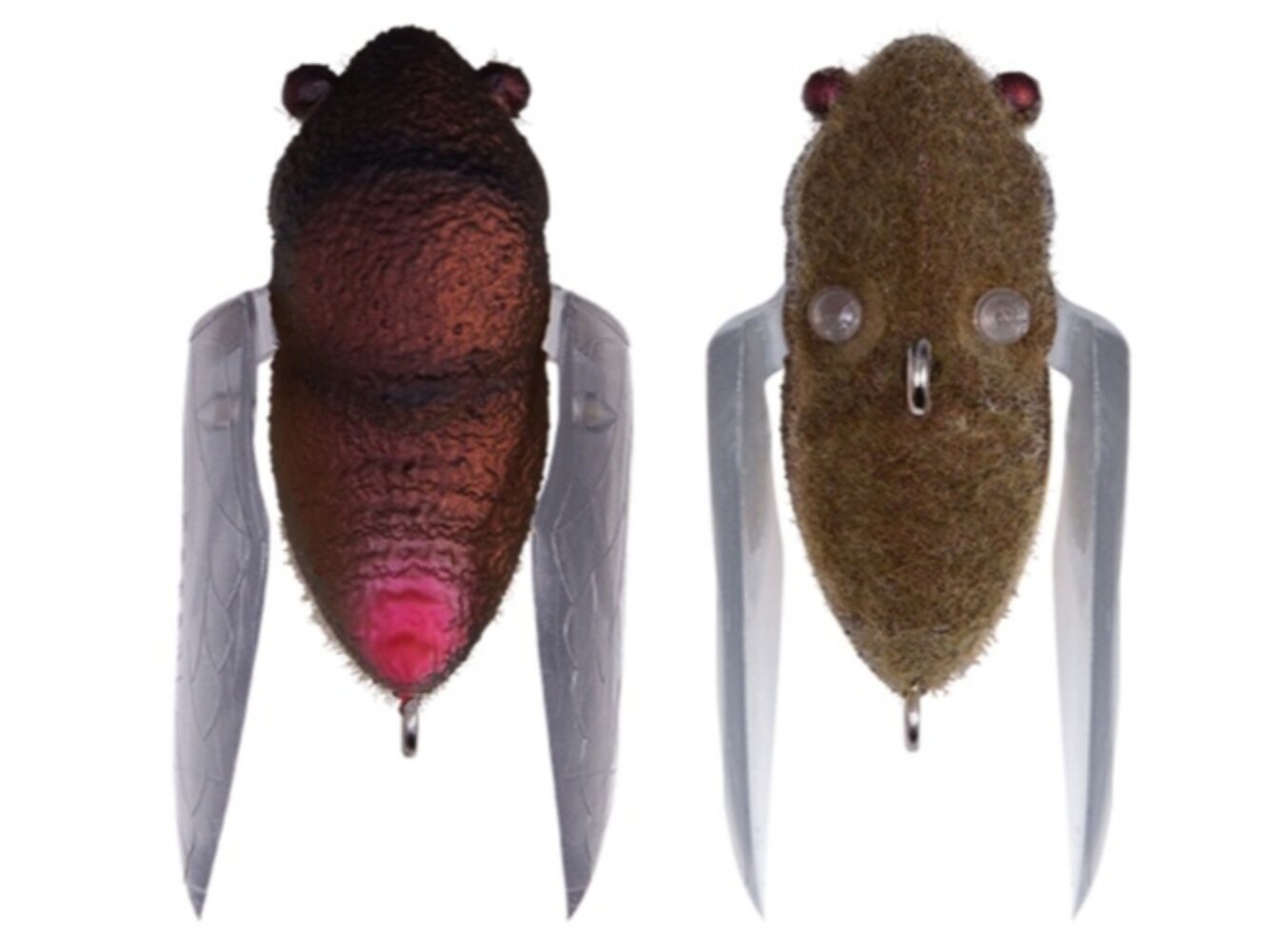 Воблер (жук-цикада) Megabass TINY SIGLETT (30.0мм, 2.7гр, плавающий) - FF MAT BROWN BUG