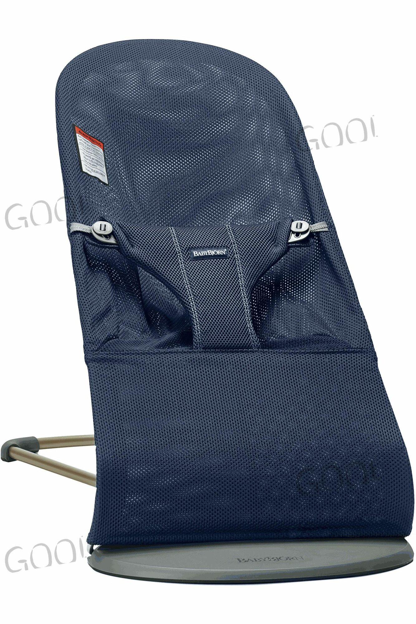 Шезлонг для новорожденных от 0 BabyBjorn Bouncer Bliss Mesh, Navy Blue