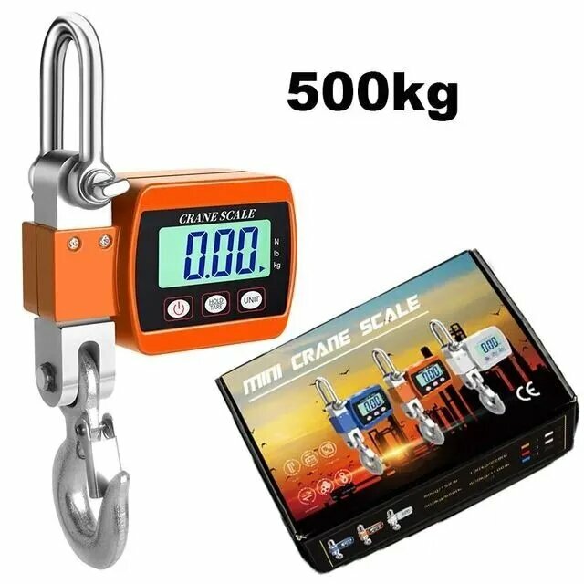 Цифровые крановые весы до 500 кг, крановые весы для тяжелых условий эксплуатации