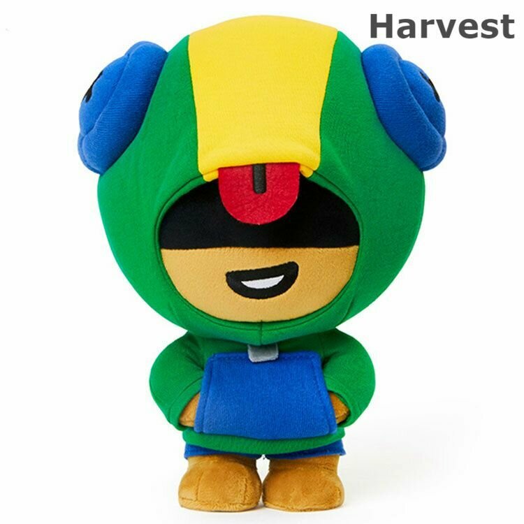 Мягкая плюшевая игрушка Leon из Brawl Stars, 25 см, для игр и коллекции