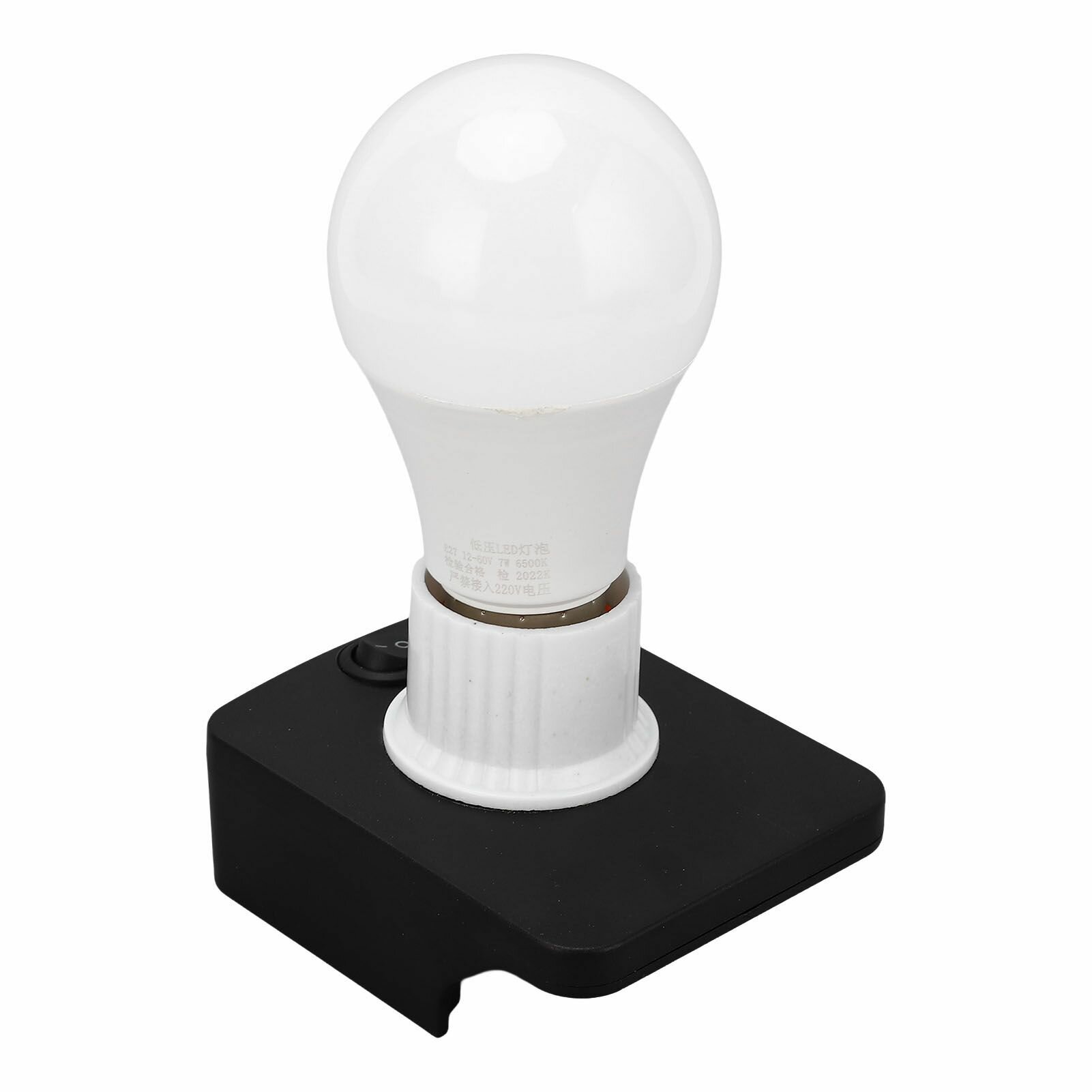 E27 светодиодная лампа 7W 700ЛМ 12-60В 6500К адаптер HITACHI 18В