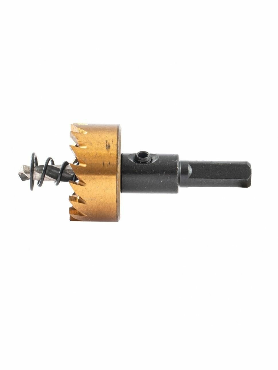 Коронка по металлу HSS, 28 мм, нитридтитановое покрытие Denzel 724106