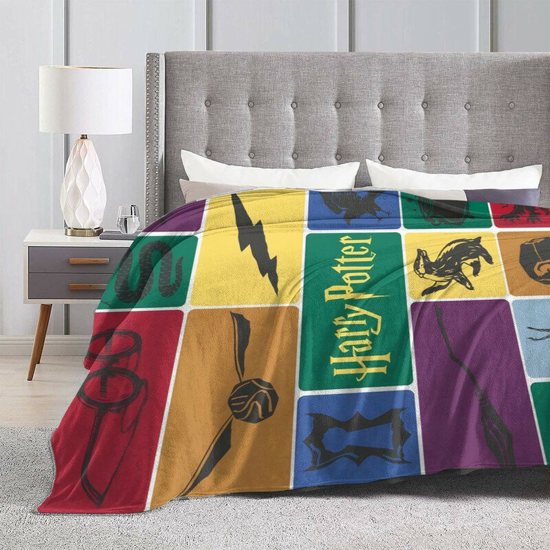 Harry Potter Плед Hogwarts Пледы Хогвартс Гарри Поттер Gryffindor Hufflepuff Ravenclaw Slytherin