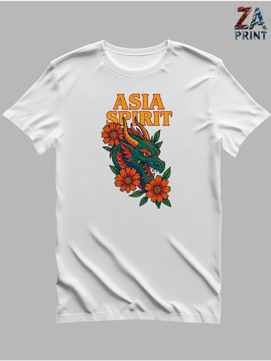 Футболка азиатский дух дракон
