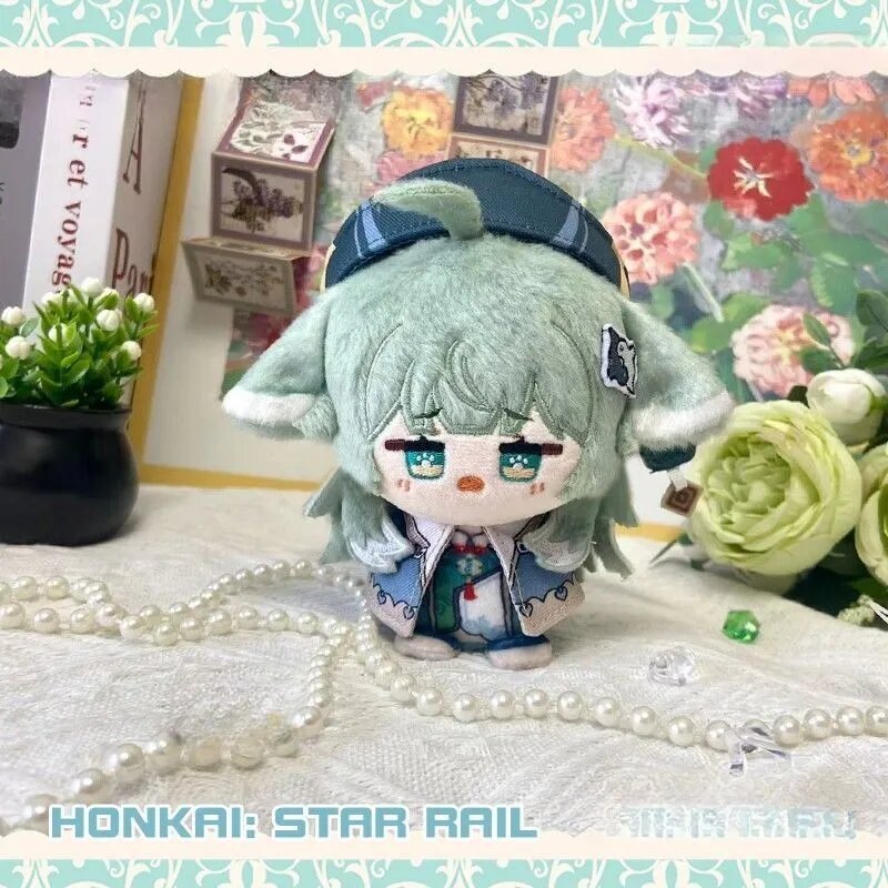 Плюшевая игрушка кулон 10см Хуохуо Хонкай: Стар Рэйл Хохо / HuoHuo Honkai: Star Rail аниме мягкая игрушка кулон