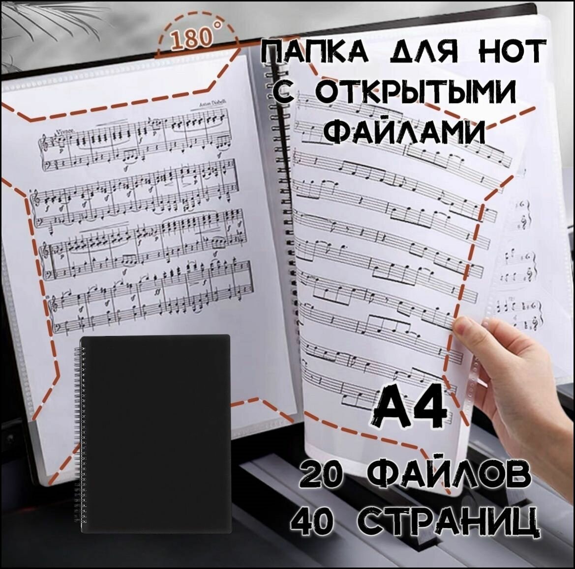 Папка A4 2129.7 см 1 шт, для офиса и учебы