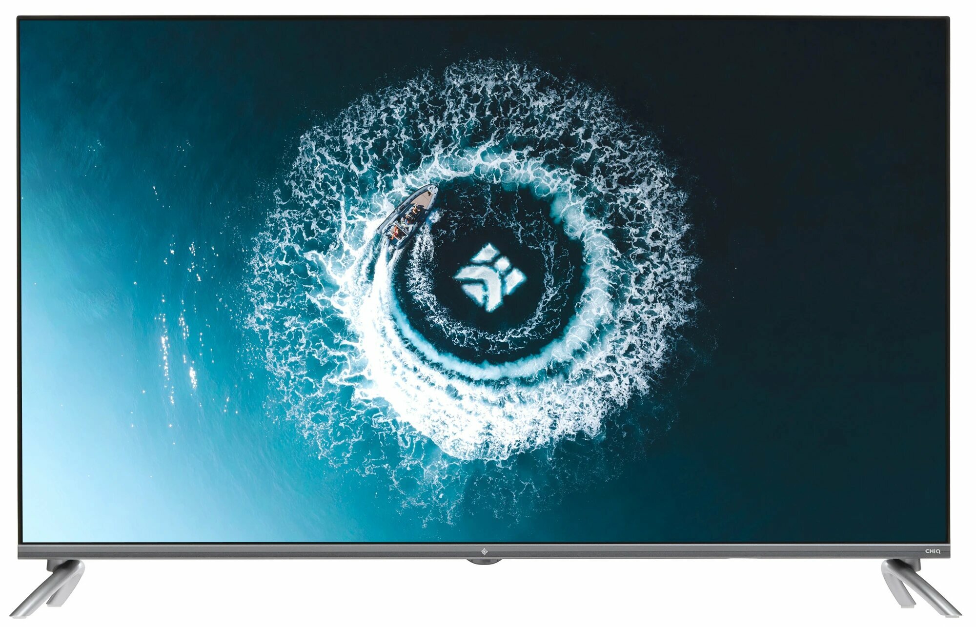 43" (109 см) LED-телевизор DEXP F431 серый, Direct LED, FullHD, Wi-Fi, 60 Гц, Android TV, HDMI х 3, USB х 2 шт