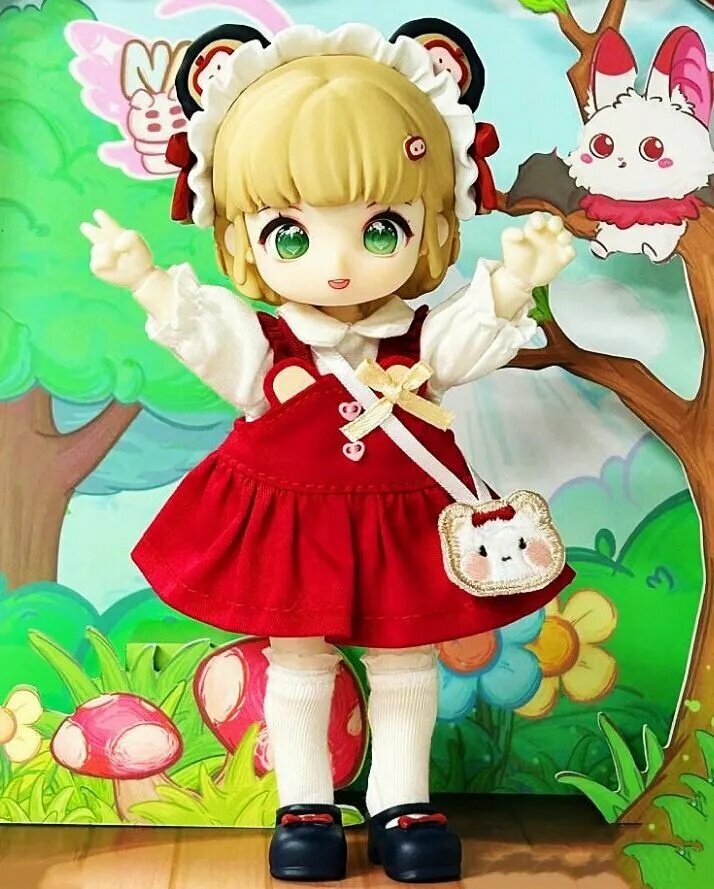 Серия Зверей, Мобильная кукла, 12 мин. BJD Кукла, Чао играет вручную