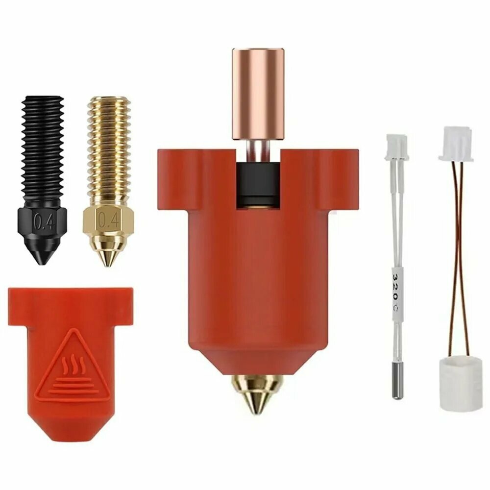 Керамический комплект Hotend, нагревательный блок для печати, высокотемпературный нагревательный картридж для Ender3 V3 KE/K1/K1 Max