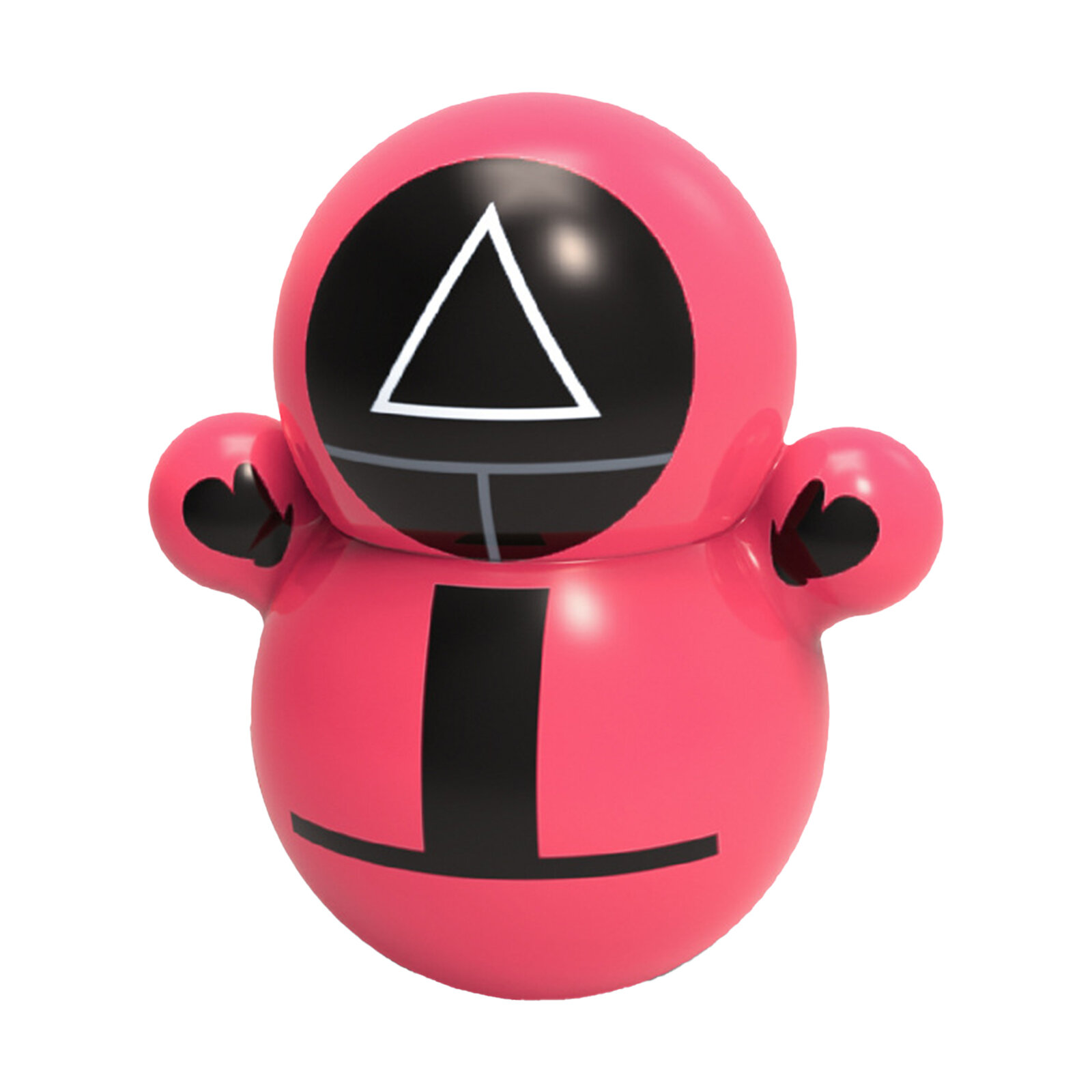 Tumbler Wobbler Toy Game Figure Roly Poly Toy Home Office Decor Christmas Halloween Decoration Auto Interior Ornament, Type 3, Material ABS, Item size 37*29mm/1.46*1.14in, Packing list 1* Tumbler Toy