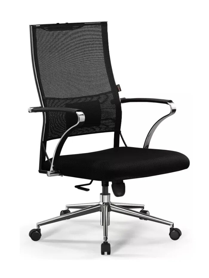 Кресло Metta Sit Air-180 B2-290K (M10. B23. G18. W02) Z509385244 на колесиках, сетка, 1шт. в комплекте черный/черный
