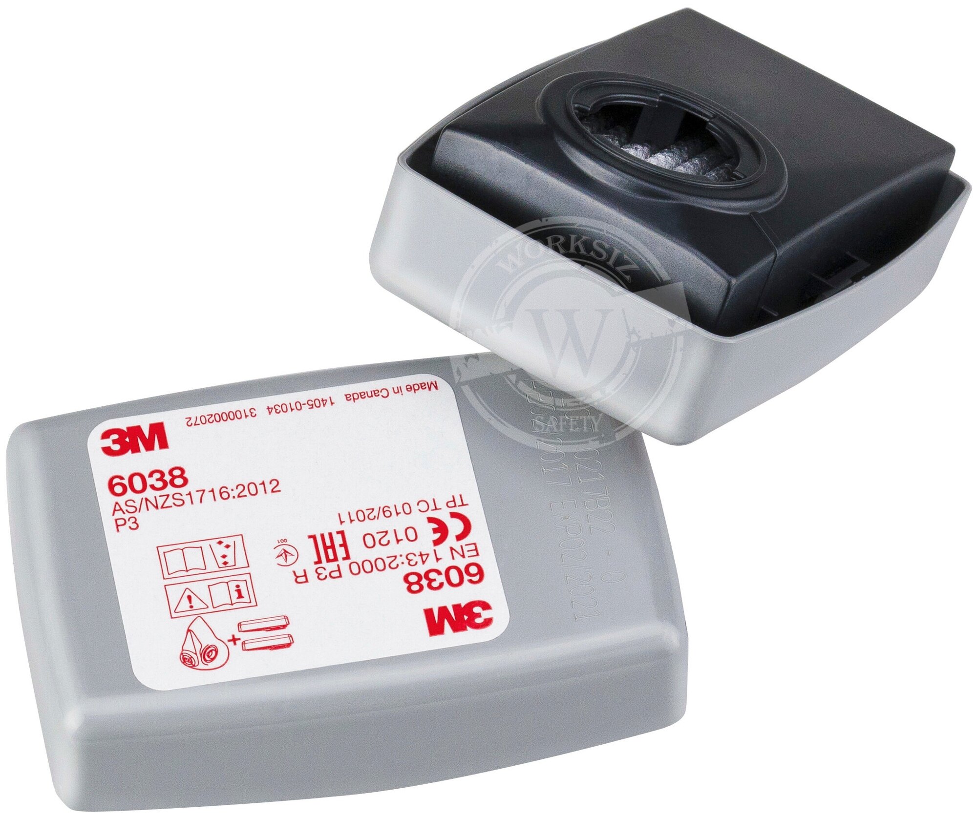 Фильтр (патрон) 3М™ 6038 (P3 R) / 2 пары (4 шт.)