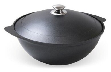 Казан кукмор КЗ60а с крышкой 6 л, черный