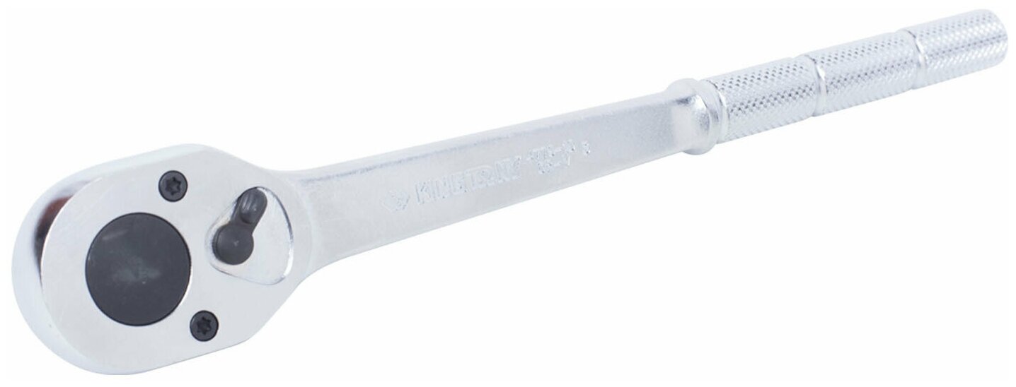 KING TONY Трещотка 1/2", 250 мм, 32 зубца, флажковая, фиксатор, удлиняемая 4779-10BR