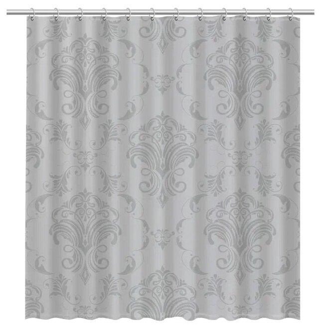 Штора для ванной Fixsen Korsar FX-2518 с люверсами, без колец