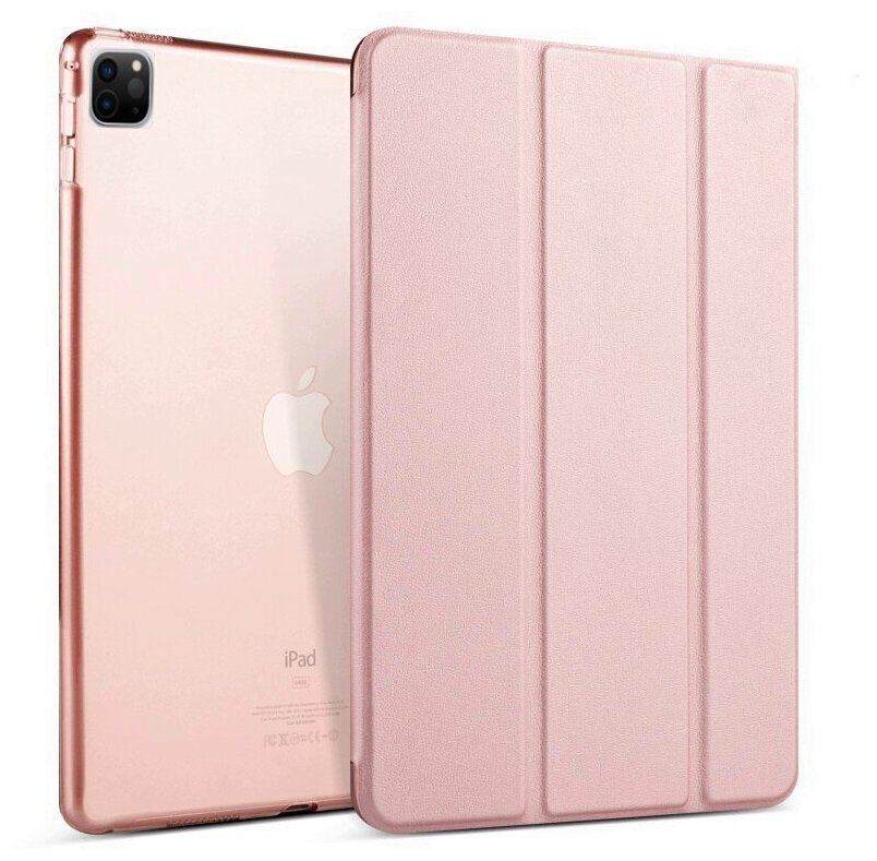 Ультра-тонкий чехол-обложка Чехол. ру для Apple iPad Pro 12.9 2020/ 2021 (MHNF3 /K3 /Q3) (MHR83 /43 /E3) (MXFA2, MY2J2, MXAU2) с дизайном Smart Case р.