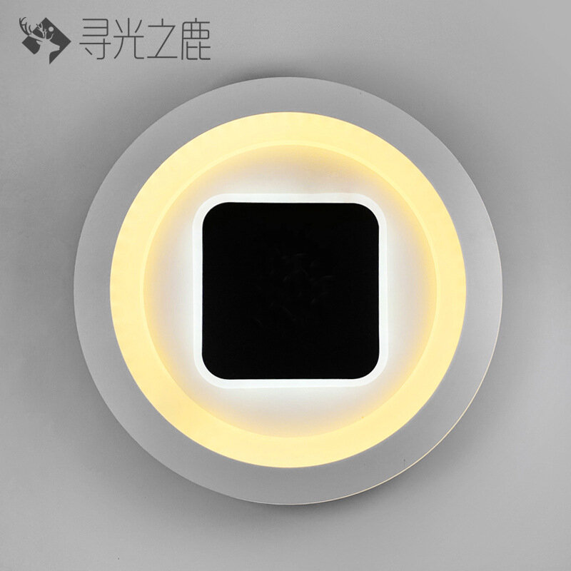 Светодиодный светильник для коридора, прихожей, балкона, потолочный светильник для входного холла, простой светильник для гардеробной с датчиком движения.