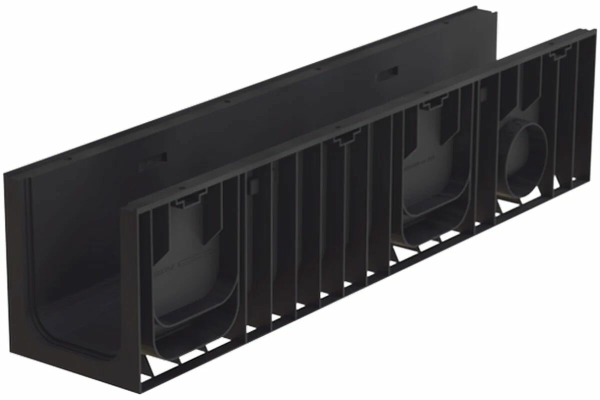 Лоток водоотводный пластиковый аквасток Norma DN150 Н230 1000х210х230 11523