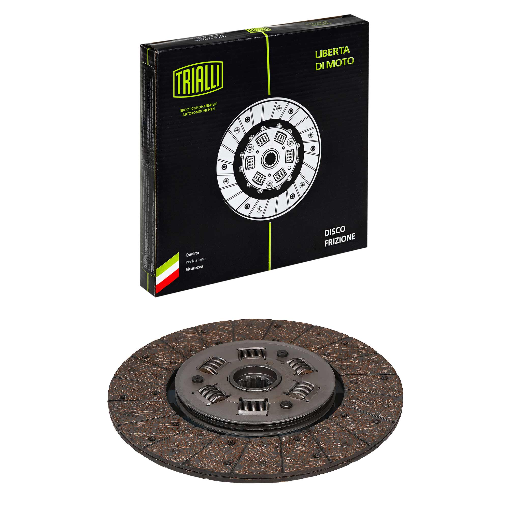 TRIALLI fd-330 (1301601130 / 1301601130Y / FD330) диск сцеп. для а / м зил 130 (под лепестк. корзину)