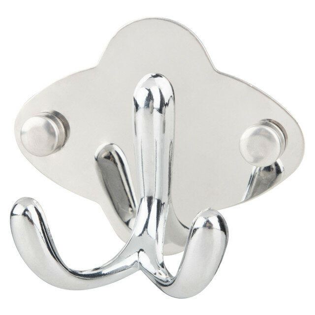 Рыжий КОТ двойной крючок из нержавеющей стали 7,5х6,5х3,4 см для крепления кабелей в доме