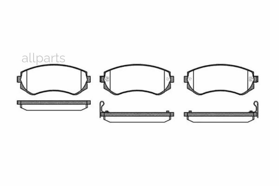 ROAD HOUSE 231712 Колодки торм. дисковые