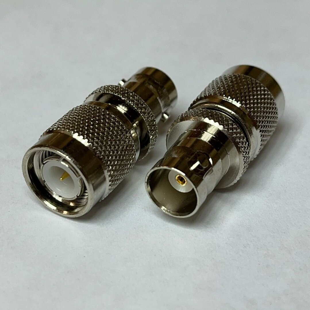 Переходник высокочастотный TB-312 (5 шт), вилка (штекер) TNC – розетка (гнездо) BNC