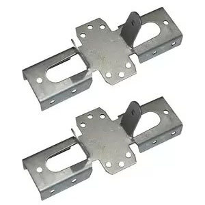 Кронштейн для столба заборного 50х50 мм оцинкованный (2 шт.)