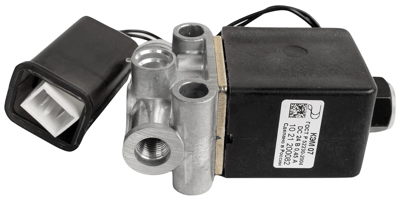 Клапан э/магнитный КЭМ 07 24В (колодка)