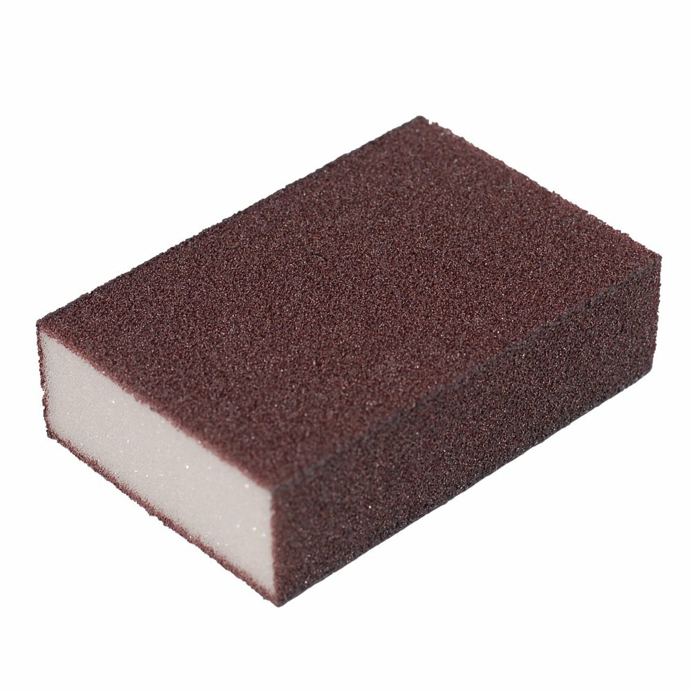 Губка для мытья кухни "Карборундовая", для посуды, абразивная.