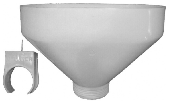 HL 20 Капельная воронка 6/4" с скобой для крепления труб