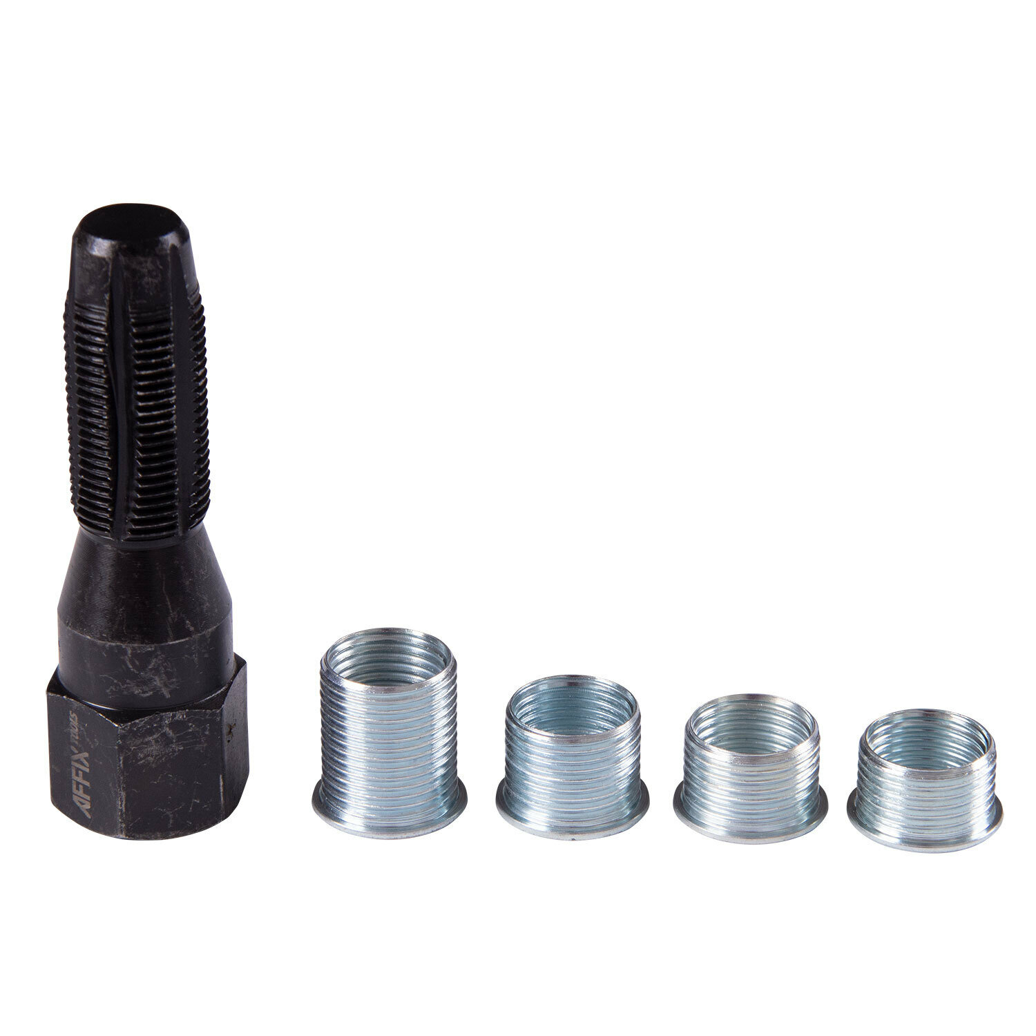 AFFIX Метчик для восстановления свечной резьбы, набор ремонтных вставок (футорок), 5 предметов AF10312005