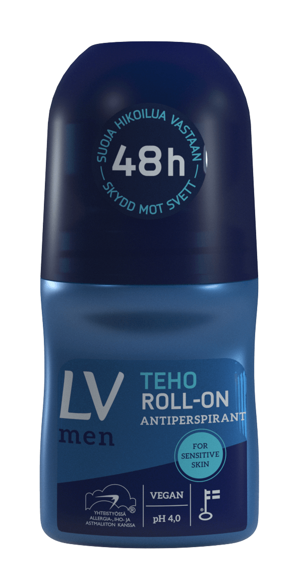 LV - Men Мужской шариковый антиперспирант с защитой 48 ч, 50 мл