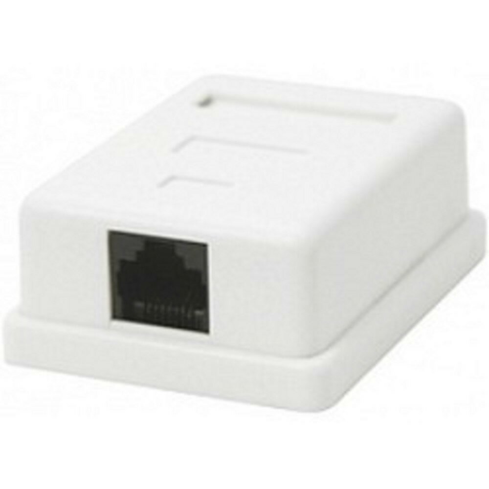 Розетка для интернета / телефона Exegate NA212 RJ-45 Пластик