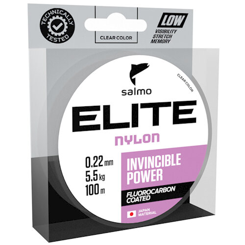 Леска Монофильная Salmo Elite Fluoro Coated Nylon 100/015
