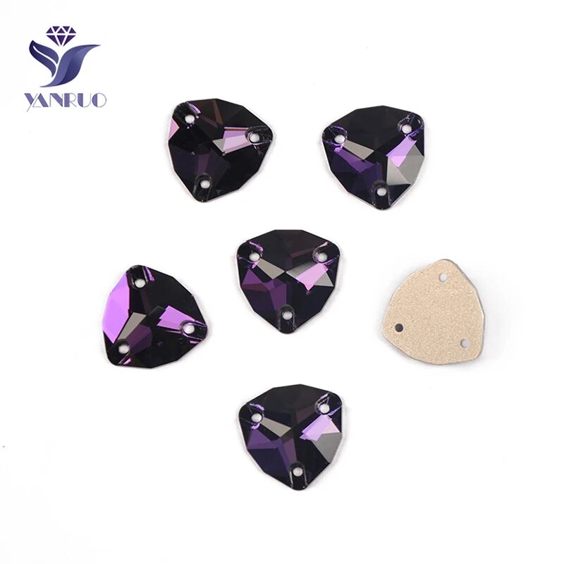 YANRUO 3272 Trilliant, все размеры, швейные камни, стеклянные стразы, камни «сделай сам», высокое качество, сшитые кристаллы для одежды, свадебного платья