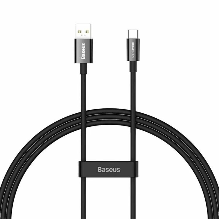 Кабель для мобильных устройств USB 3.0 Type-A/USB Type-C, 2 метра, черный