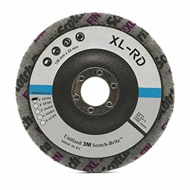 Шлифовальный доводочный круг 3M Scotch-Brite XL-UD 2A MED 125х13мм (3шт.)