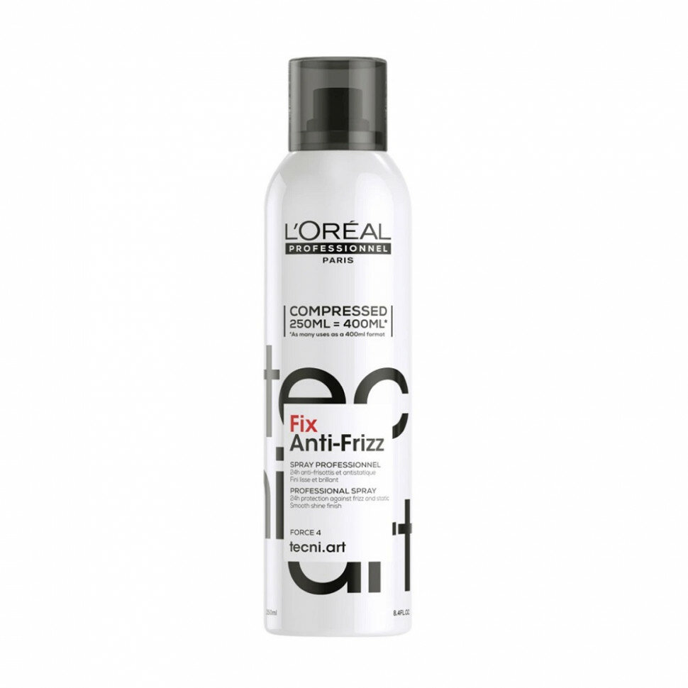 Спрей (Fix Anti-Frizz) сильной фиксации с защитой от влаги TECNI.ART - 250 мл