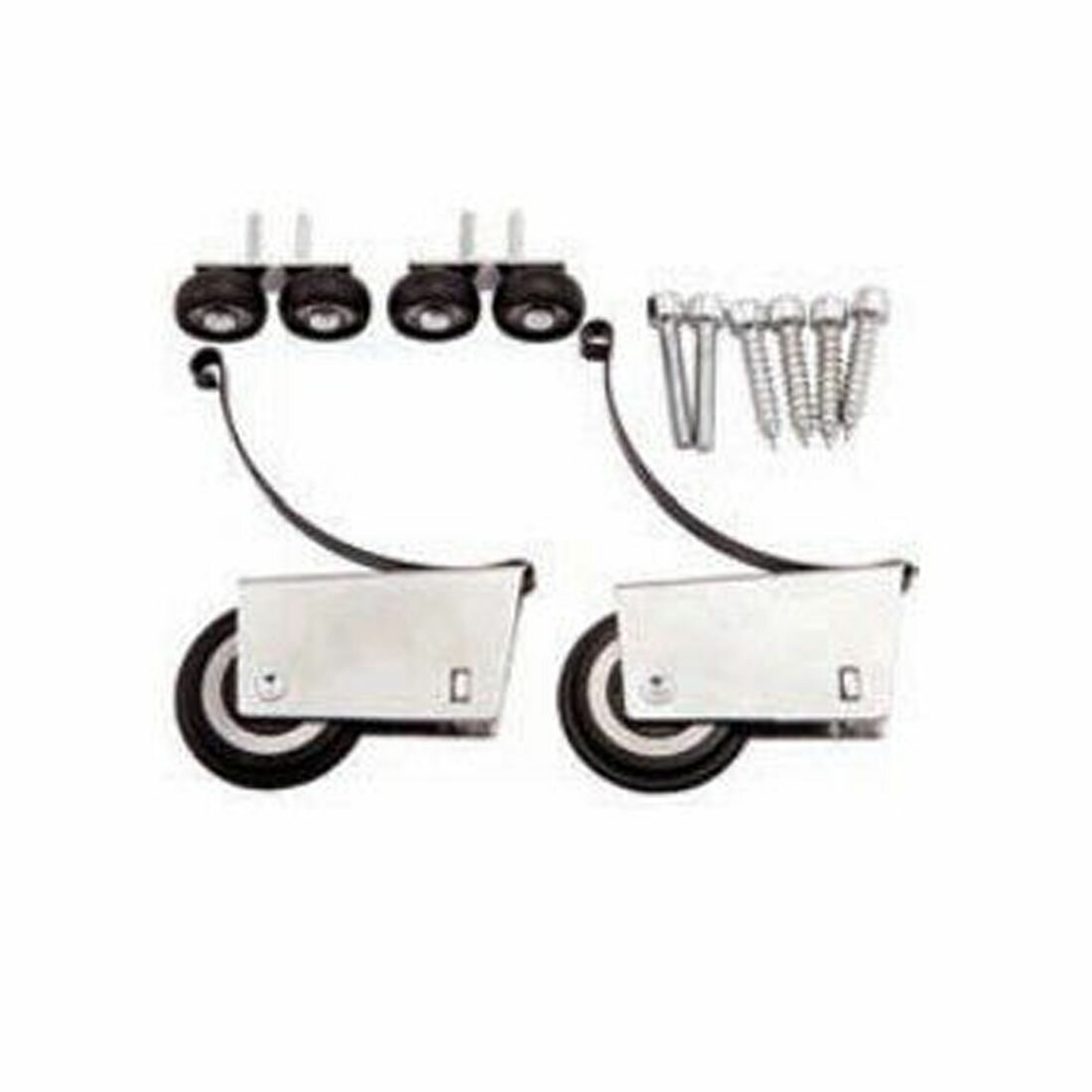 Ролики мебельные закрытые усиленные (1 компл=2 верх+2 низ) с верхним подшипником AKS PLUS