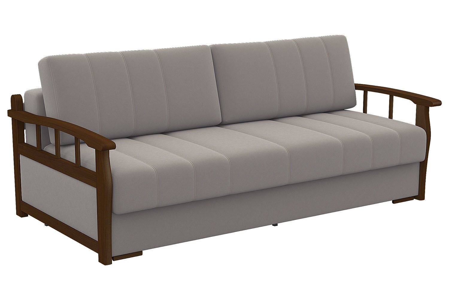 Диван Барон, независимый пружинный блок, металлический каркас, микровелюр