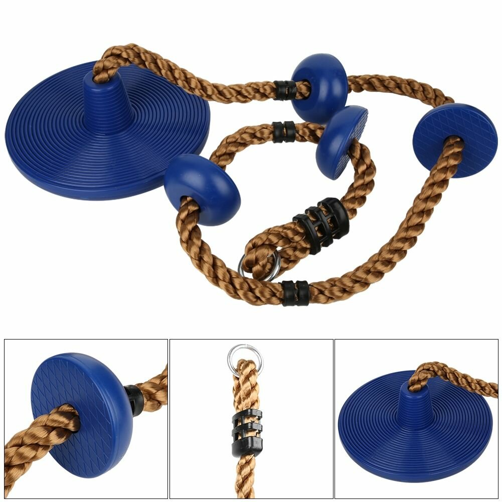 Безопасные детские качели в помещении и на открытом воздухе, пластиковые дисковые качели, садовая игровая площадка, обучающая игрушка