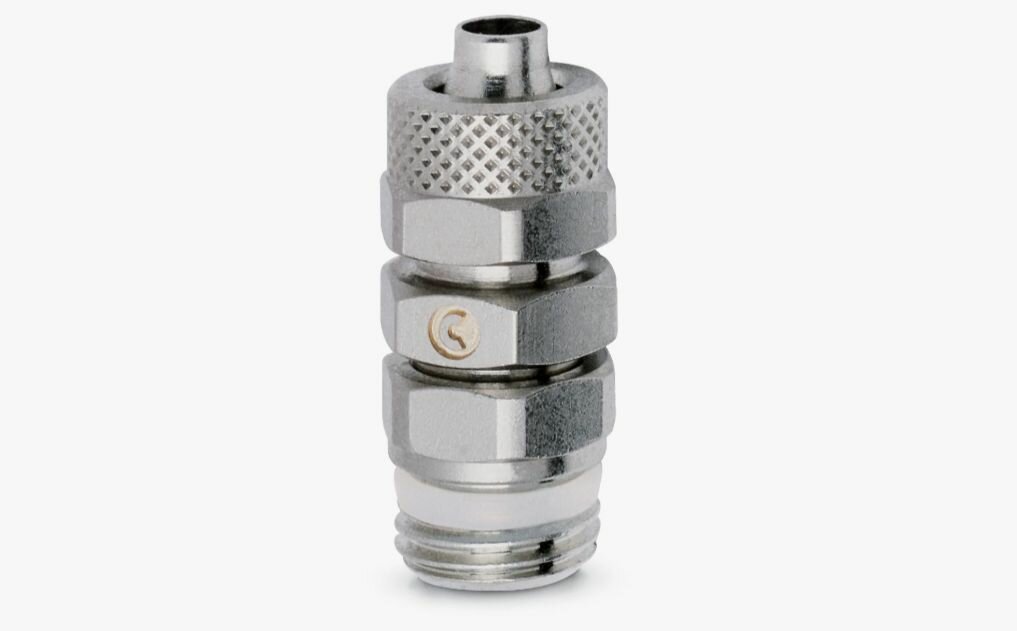 Переходник-штуцер на компрессор CAMOZZI прямой 12 мм