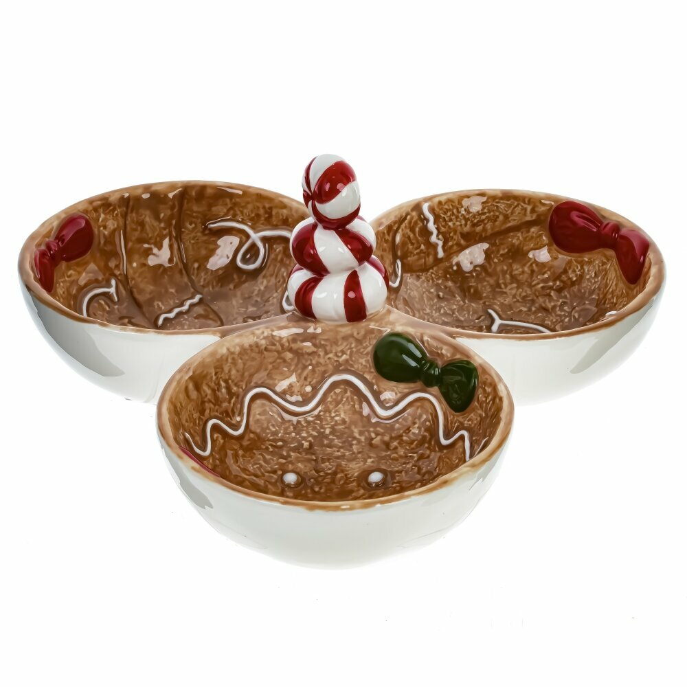 Менажница Пряник, 22,5х22,5х11 см KSM-812084