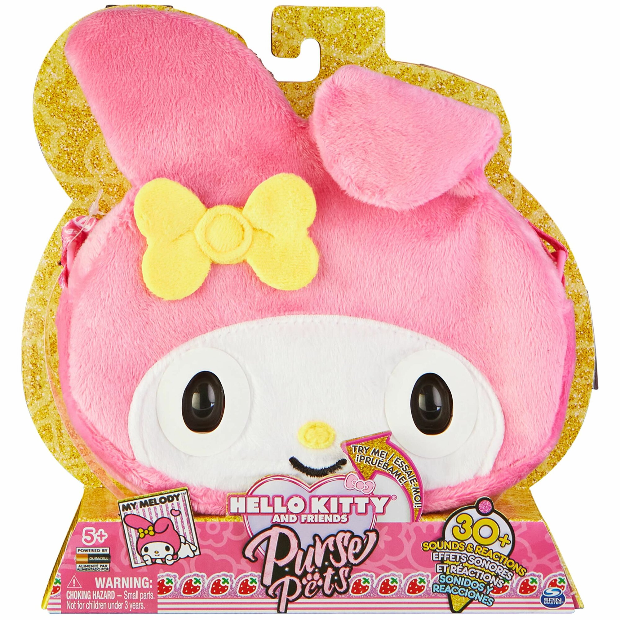Spin Master Purse Pets My Melody Bag Toy / Детская Электронная Интерактивная Игрушка-рюкзак В Виде Животного