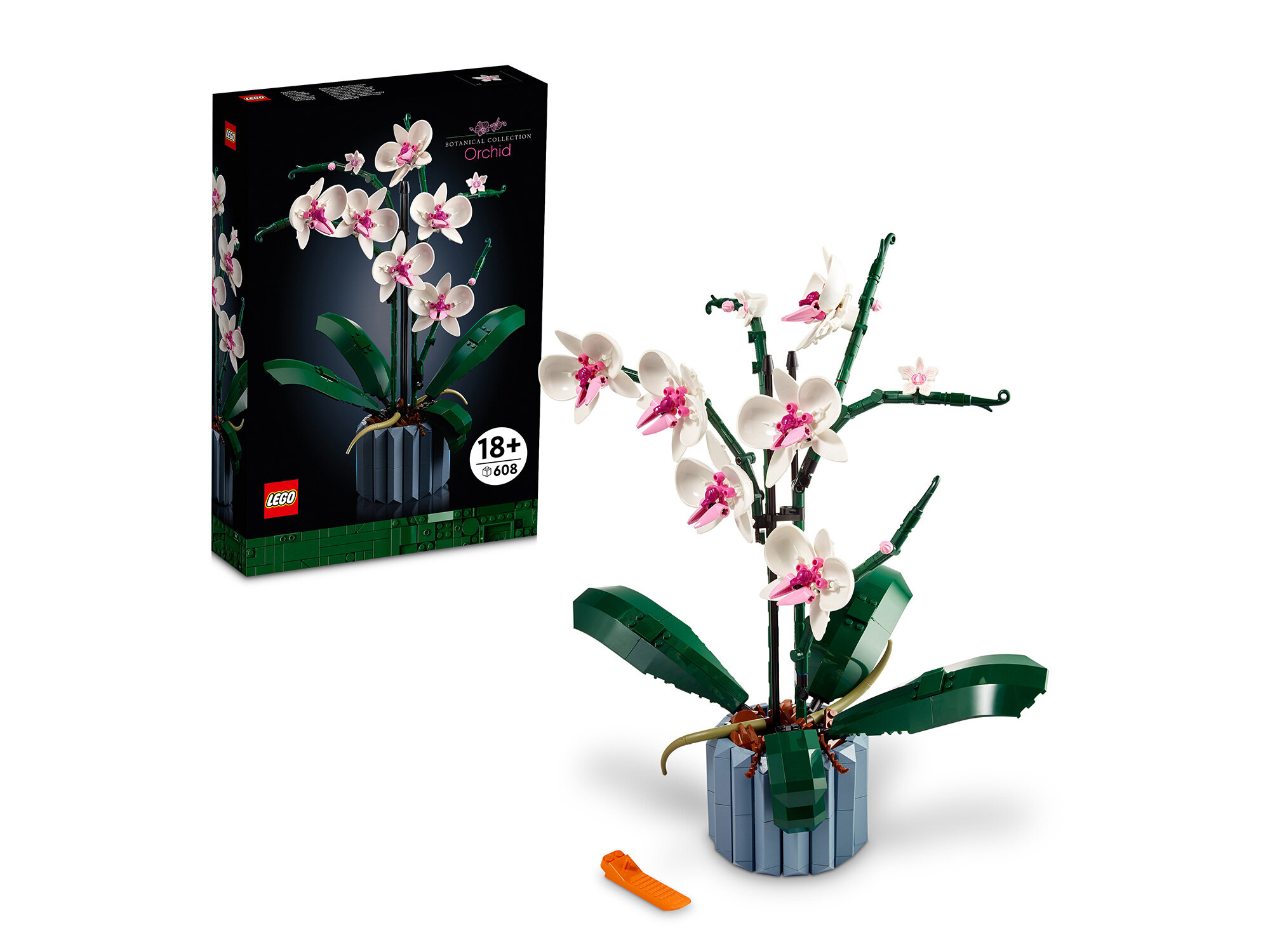 Конструктор LEGO Creator 10311 Орхидея, разноцветный, 608 дет.