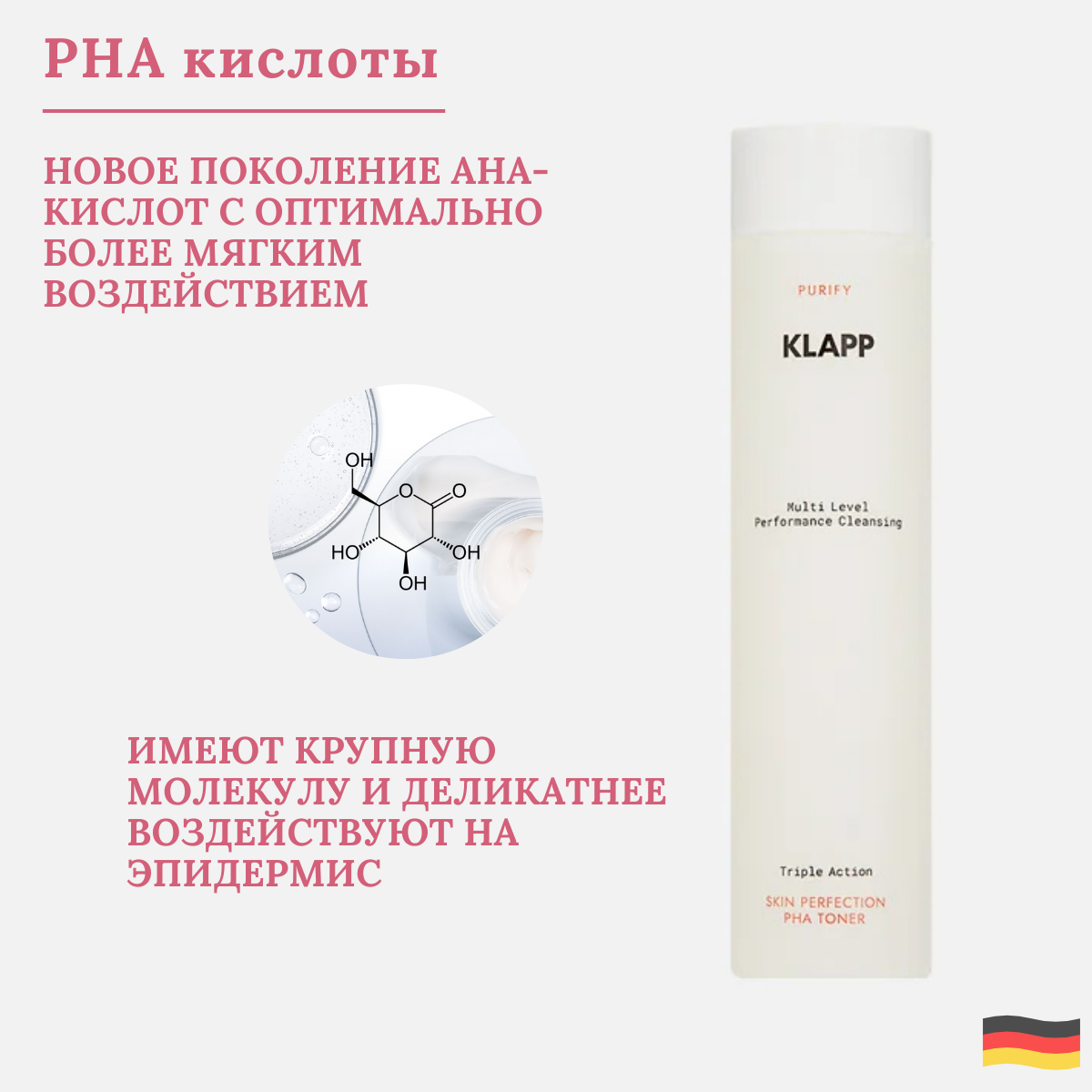 KLAPP Тоник для лица с PHA Core Purify Multi Level Perfomance Cleansing 200мл — фото 1