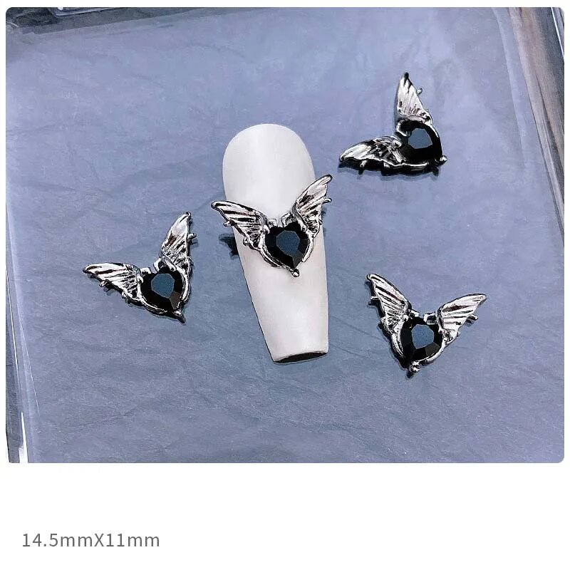 Подвески для ногтей HIGBAQK, 10 шт, готический стиль 10Pcs Punk